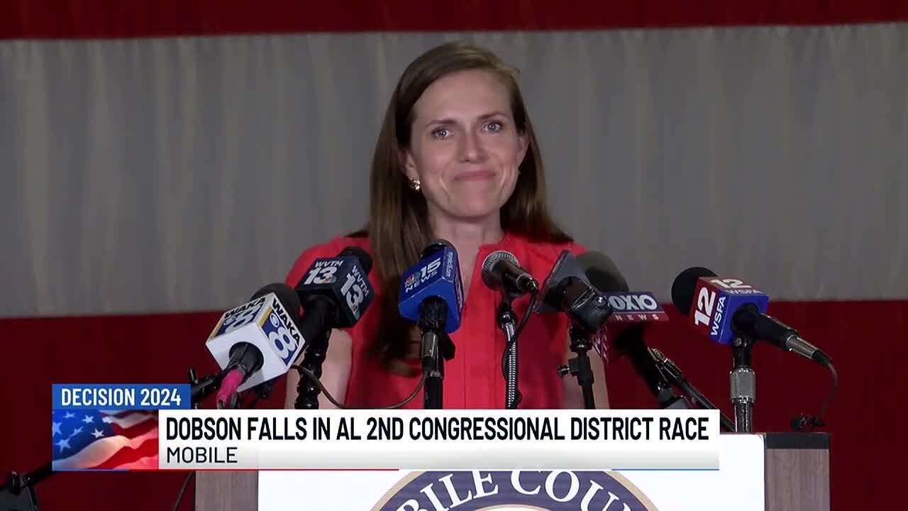 Dobson falls in Alabama 2nd Congressional District race - YouTube