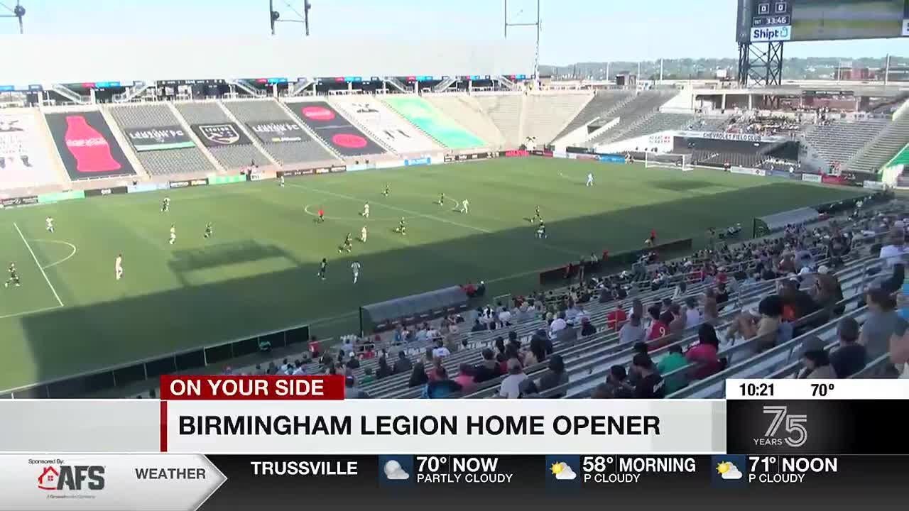 Birmingham Legion home opener - YouTube
