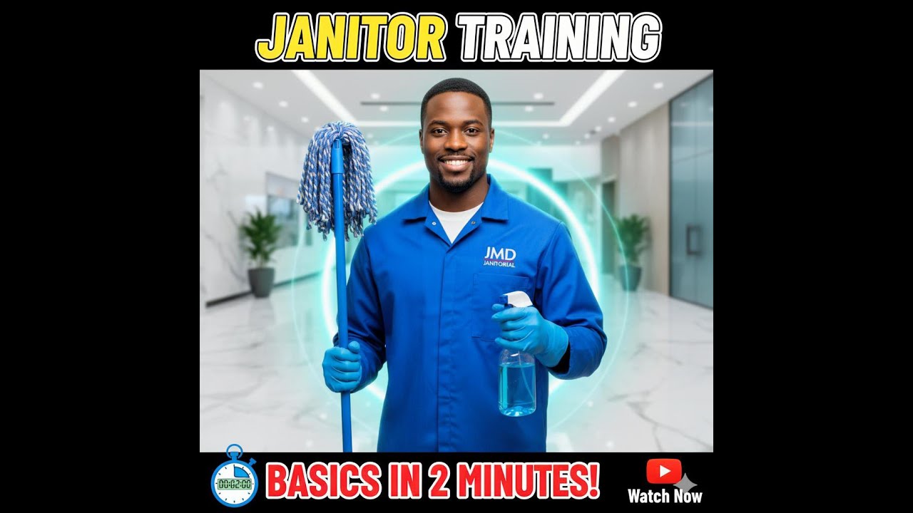 Janitor Training Basics in 2 Minutes! - YouTube