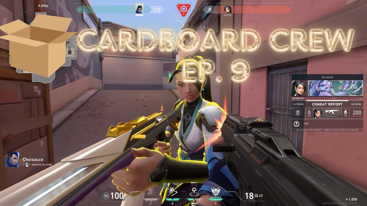 Cardboard Crew Valorant Moments 9 - YouTube