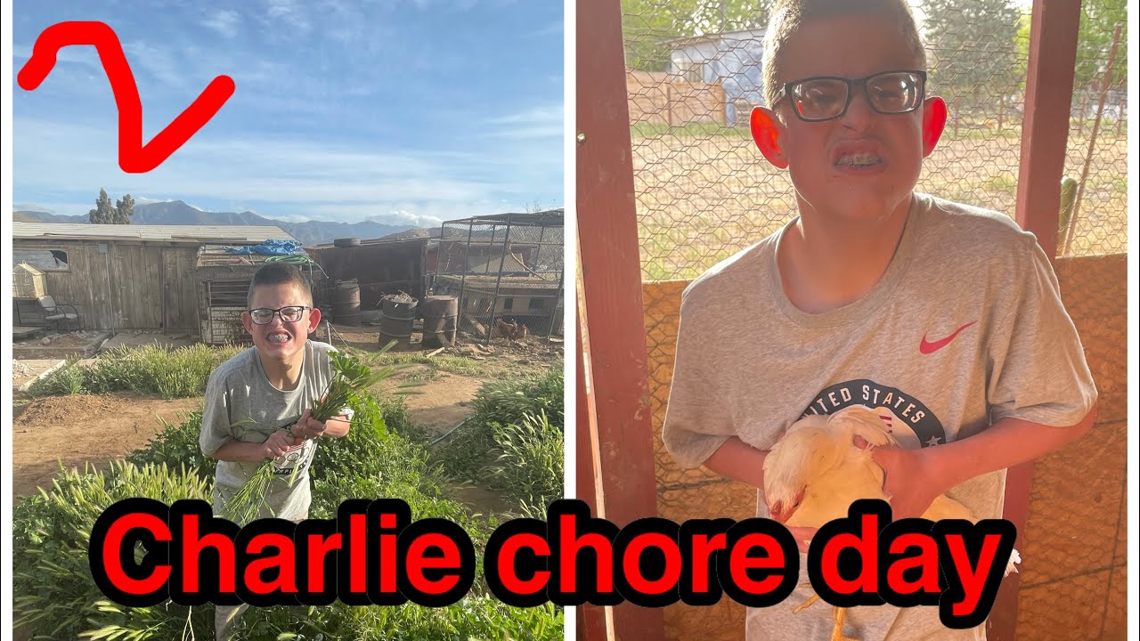 Charlie chore day part 2 - YouTube