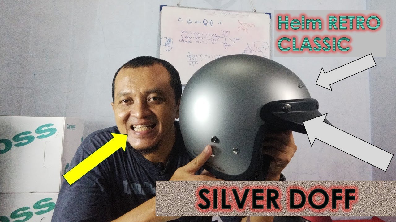 Review Helm Retro Lokal Classic dengan Visor Injak Cargloss CFM Gothic ...
