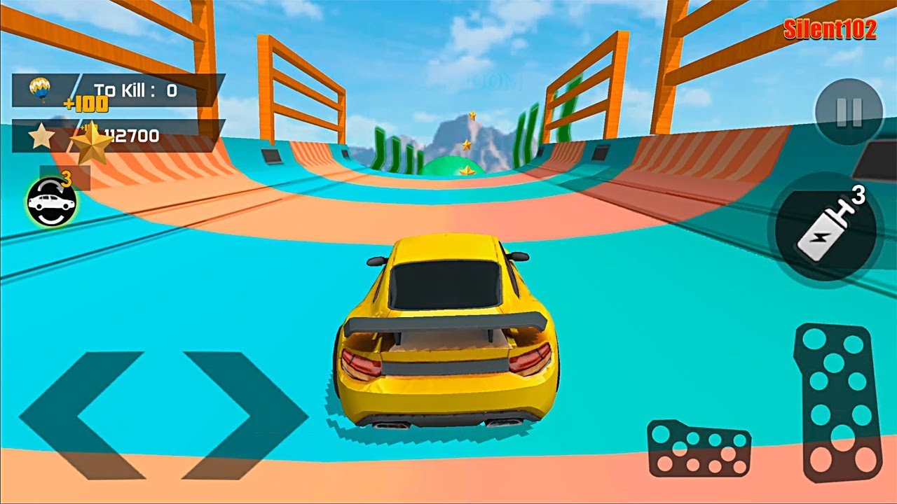 Mega Ramp Amazing Car Tracks, Ultimate Car Stunt Races #3 - By ...