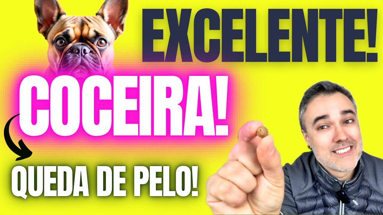 Ração EXCELENTE para cães com COCEIRA QUEDA DE PELO SENSIBILIDADE ...