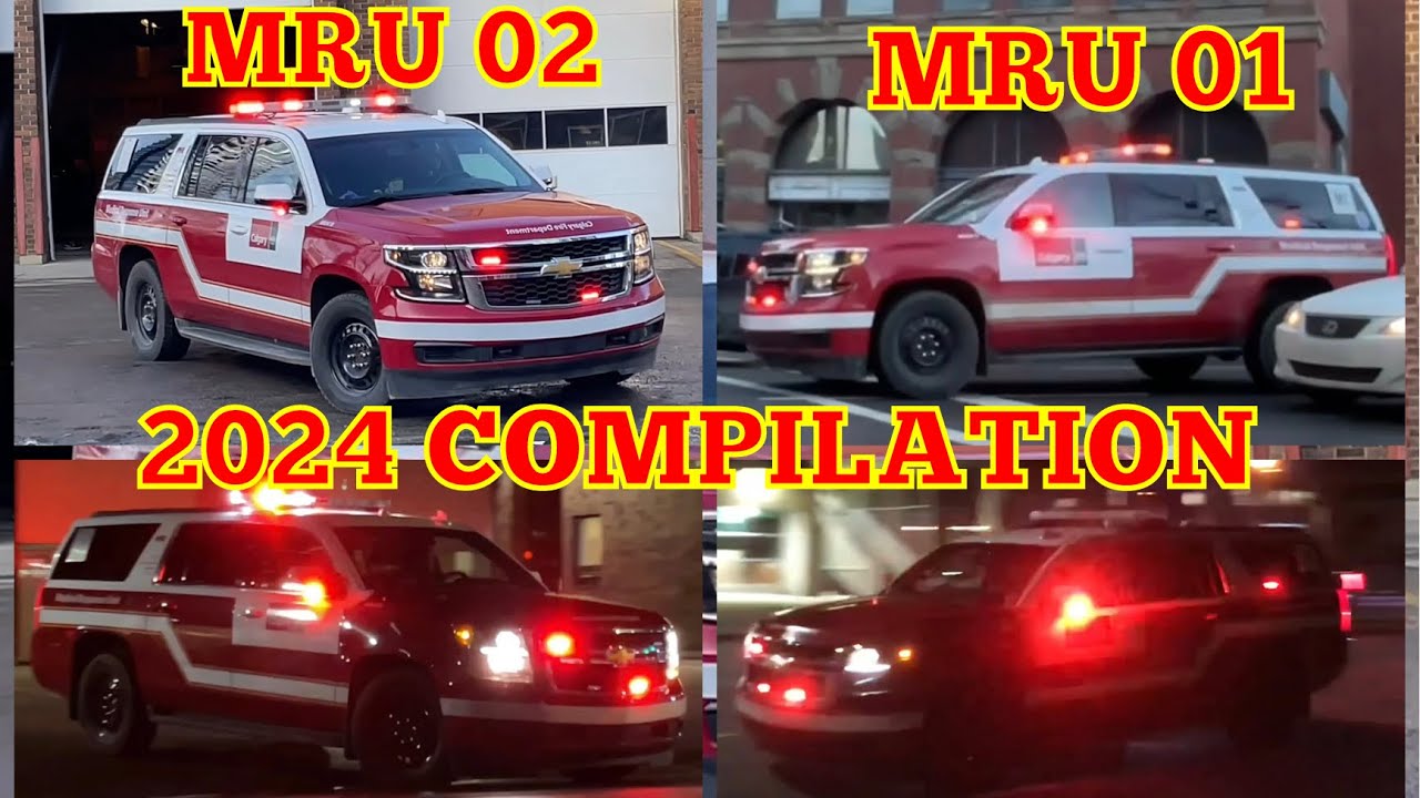 **END OF YEAR COMPILATION** Calgary MRU 1 & MRU 2 Responding To Calls ...