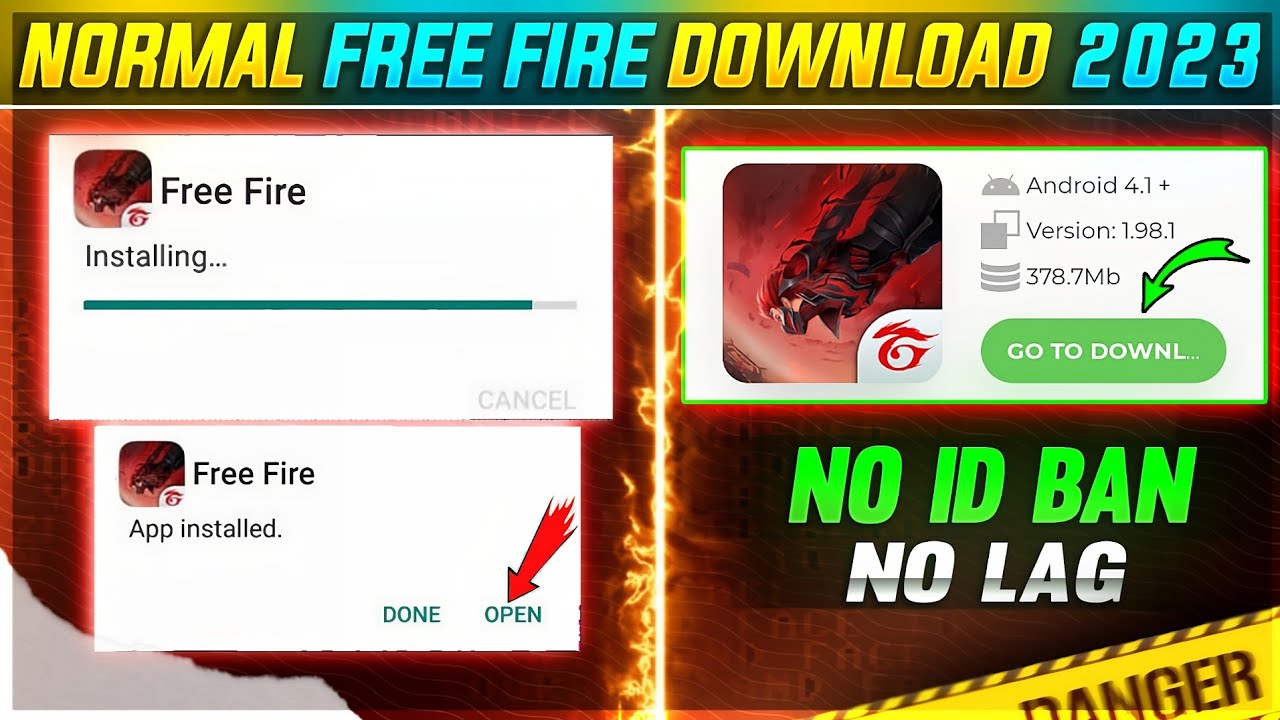 HOW TO DOWNLOAD FREE FIRE || FREE FIRE KAISE DOWNLOAD KAREN || NORMAL ...