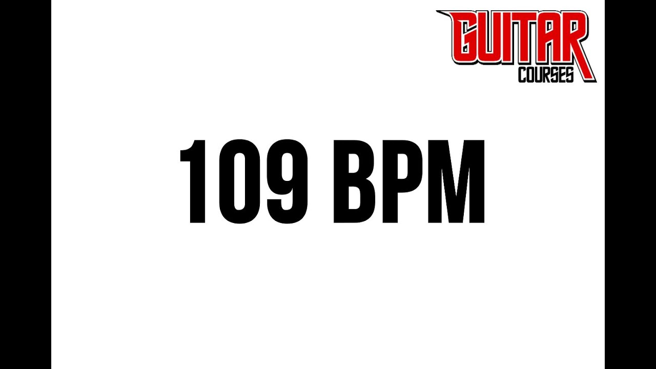 109 Bpm Metronome - YouTube