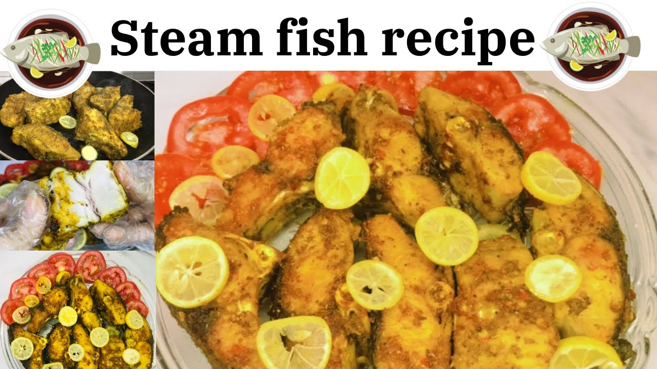 Steam fish recipe | steam fish kesy bnaye | steam fish recipe without ...