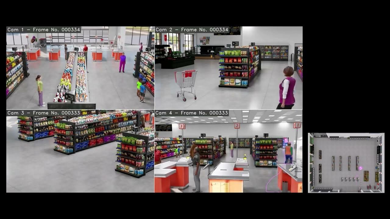 Tracking objects across multiple Cameras with Metropolis Microservices - YouTube