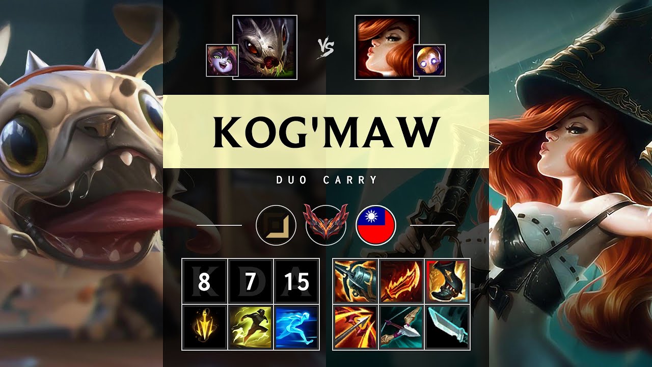 Kog'Maw ADC vs Miss Fortune - TW Grandmaster Patch 25.17 - YouTube