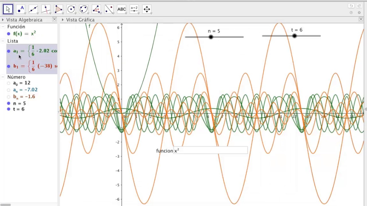 Series de Fourier en Geogebra - YouTube