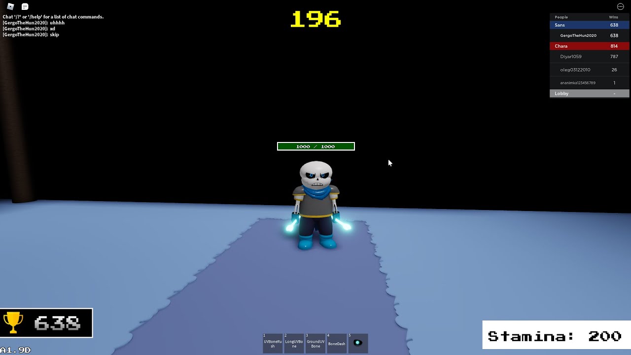 Playing with Underverse swap sans in ULC - YouTube