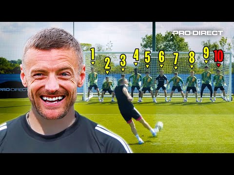Vardy vs 10 GOALKEEPERS 🤯 Can A Professional Footballer Score In This Impossible Challenge 👀