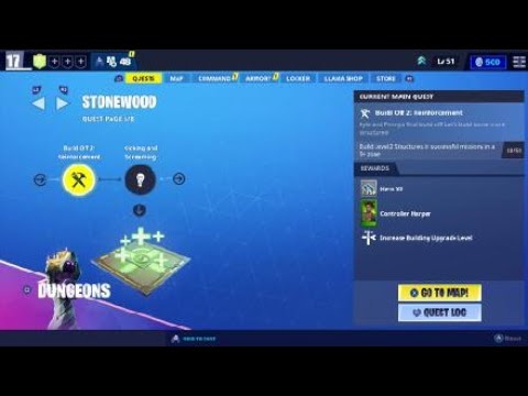 Fortnite save the world-Dungeons solo - YouTube
