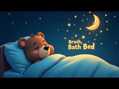 Brush, Bath, Bed | A Soothing Lullaby For Sleeptime | Bedtime Music For Baby To Sleep | BabyTV