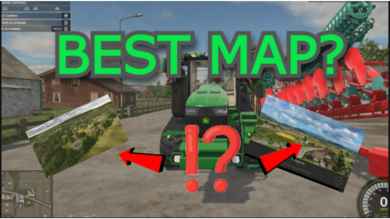 Best Console Map in Farming Simulator 25? top 4 list - YouTube