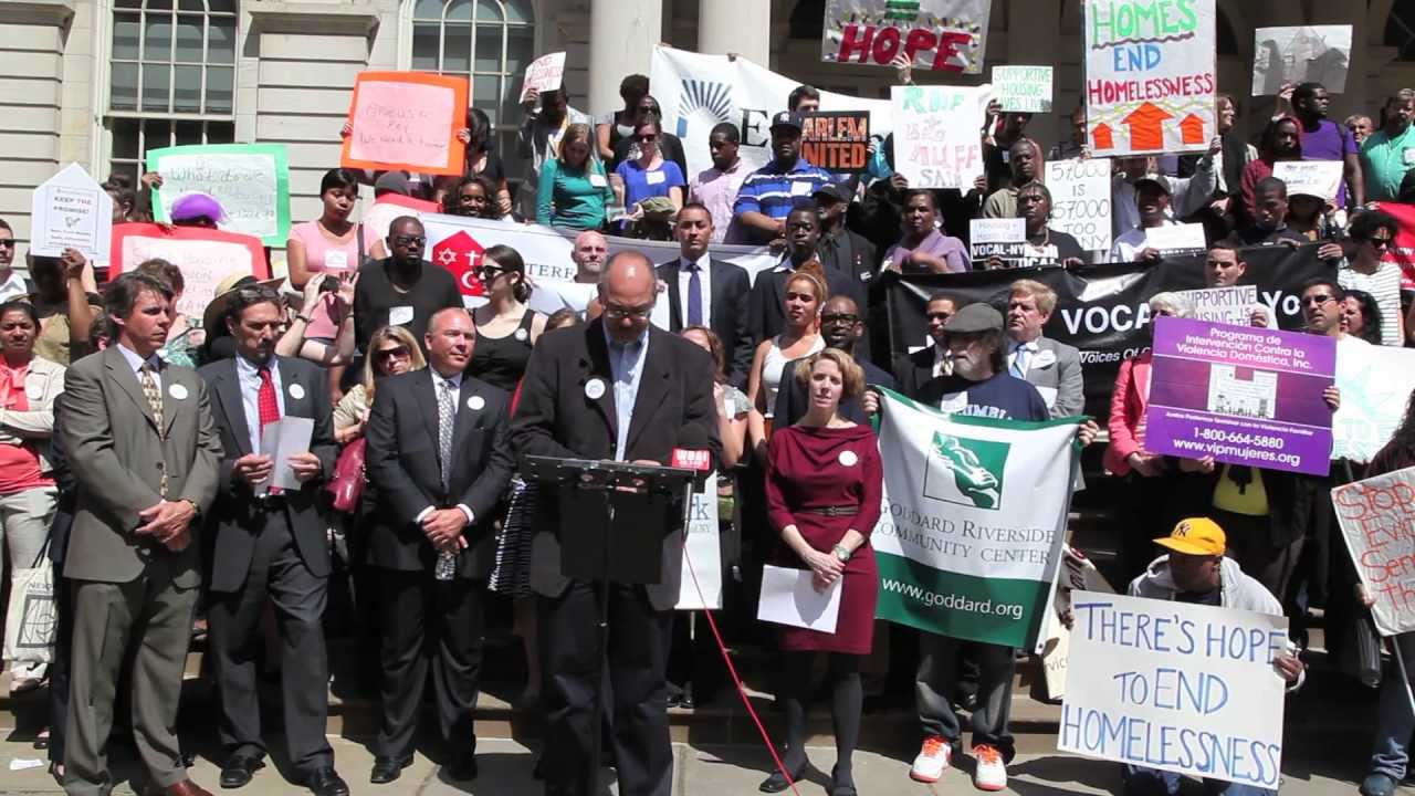 Philip Malebranche at United to End Homelessness Rally - YouTube
