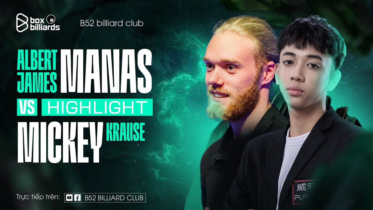 HIGHLIGHTS | MICKEY KRAUSE VS ALBERT JAMES MANAS | RACE TO 16 ...