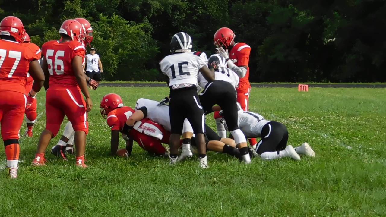 Holland sack Curley/Edmondson football 9/2/16 - YouTube