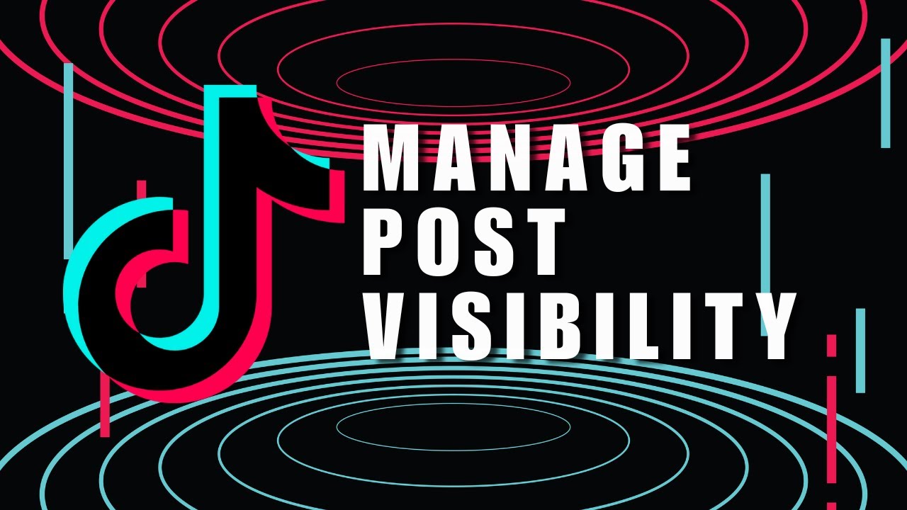 ️ INSTANT HELP: How to Manage Post Visibility on TikTok - new update ...