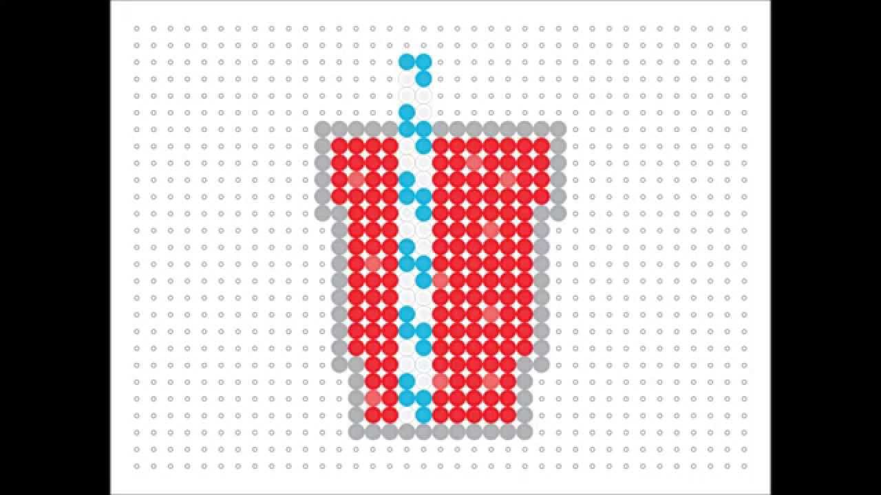 Hama Bead Red Soda (Drinks Series 2 #5) - YouTube