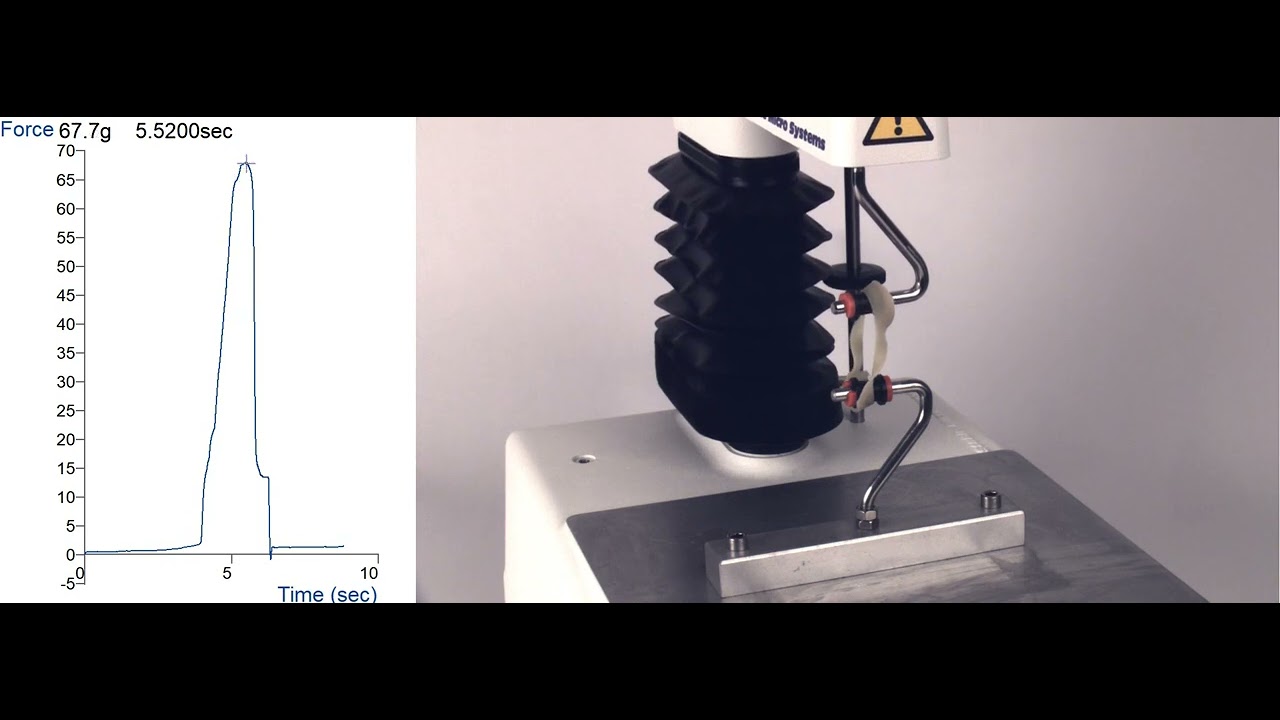 Noodle/Pasta Loop Tensile Rig | Measure noodle/pasta tensile properties ...