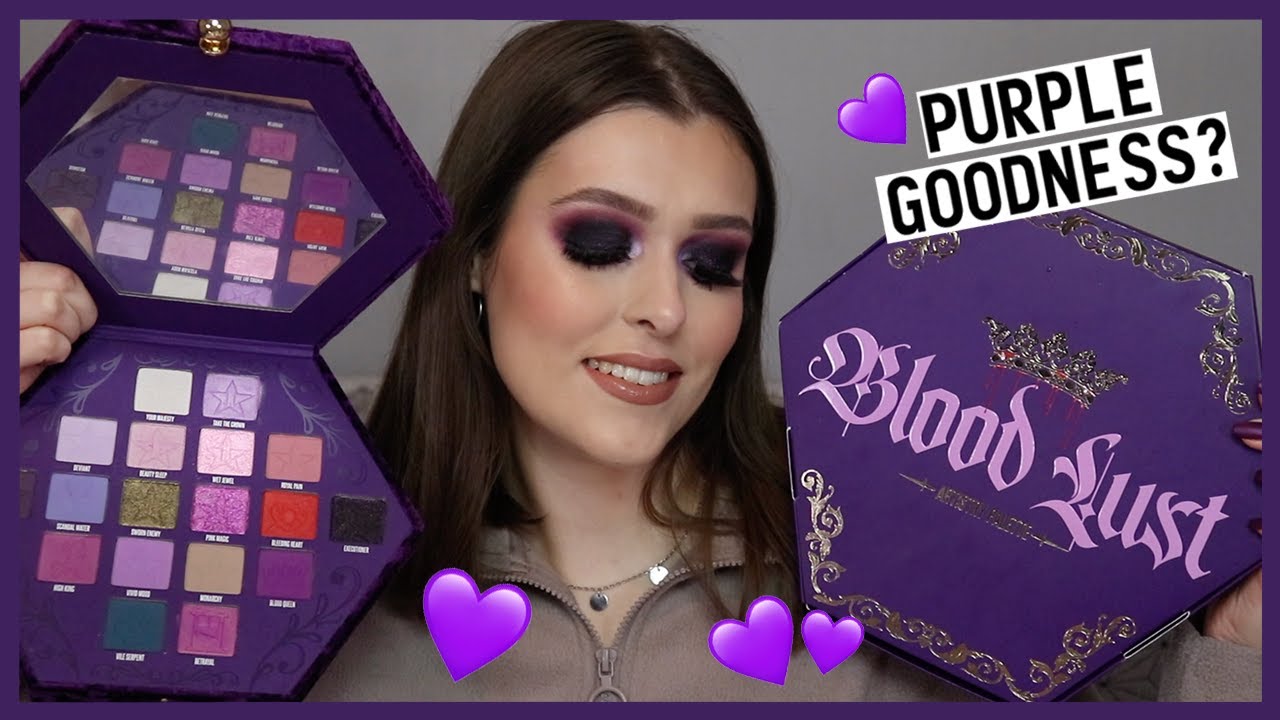 JEFFREE STAR BLOOD LUST - PURPLE GOODNESS?! | Makeup with Meg - YouTube
