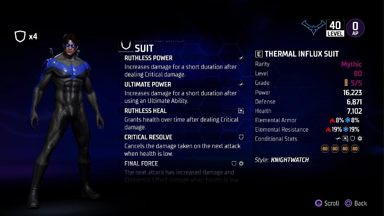 Gotham Knights - Nightwing 1 million max damage mythic build - YouTube