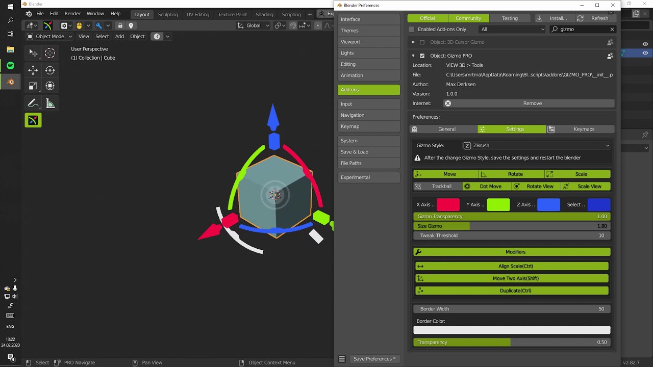 Gizmo PRO addon for Blender 3.0+ - YouTube