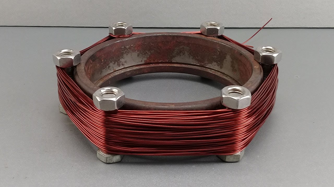 I Get 240v Free Electricity From Magnet Energy Use Copper Wire - YouTube
