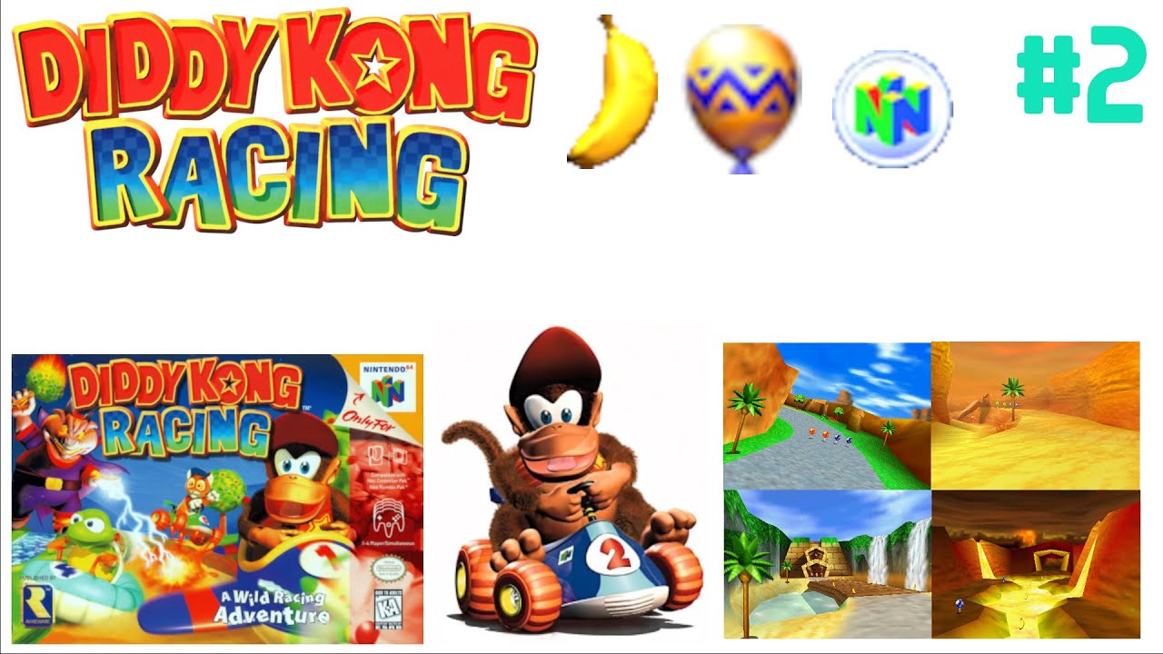 Let's Play Diddy Kong Racing! Part 2 (N64) - YouTube