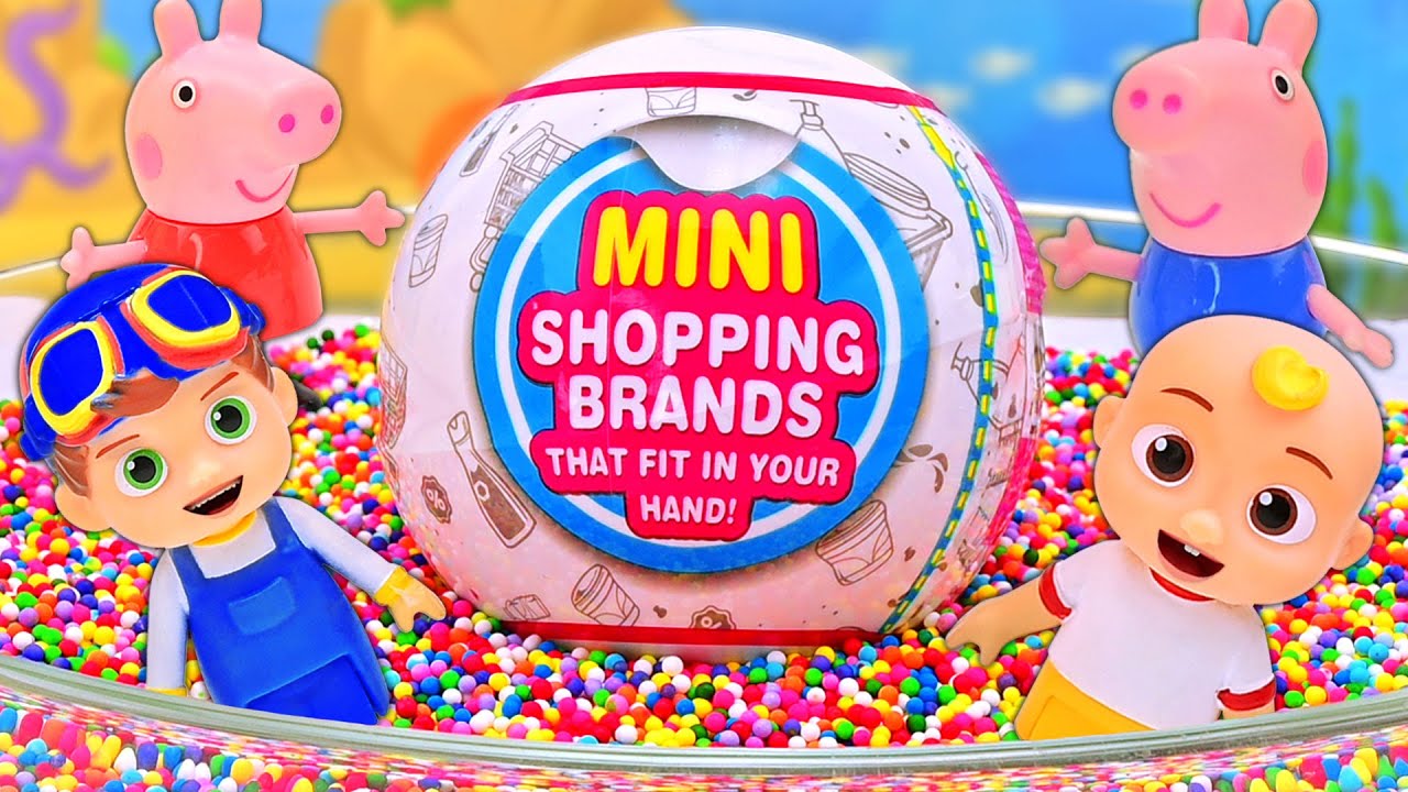 Cocomelon Friend & Peppa Pig open 5 Surprise Mini Brands | Cocomelon ...