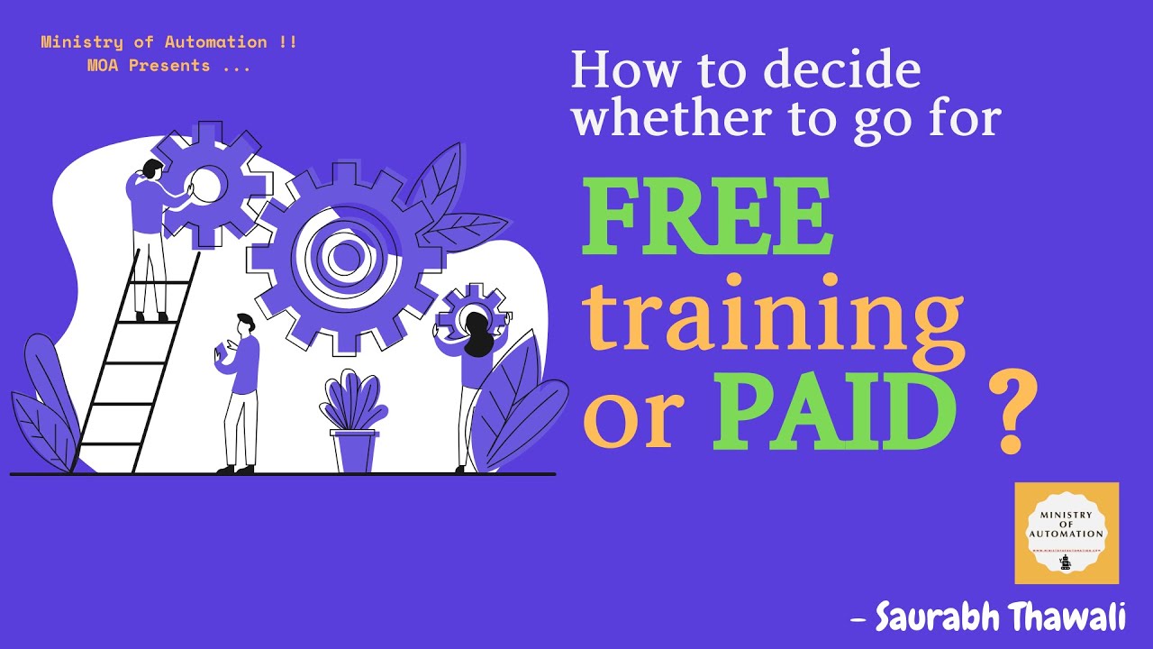 Free Learning or Paid Course ? Which one is best for you ? - YouTube