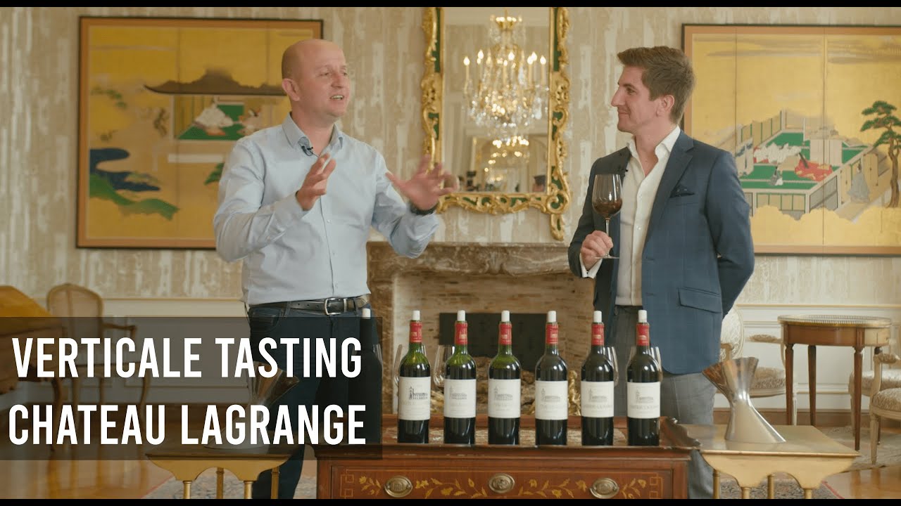 Vertical tasting of Château Lagrange with Matthieu Bordes & Yannick ...