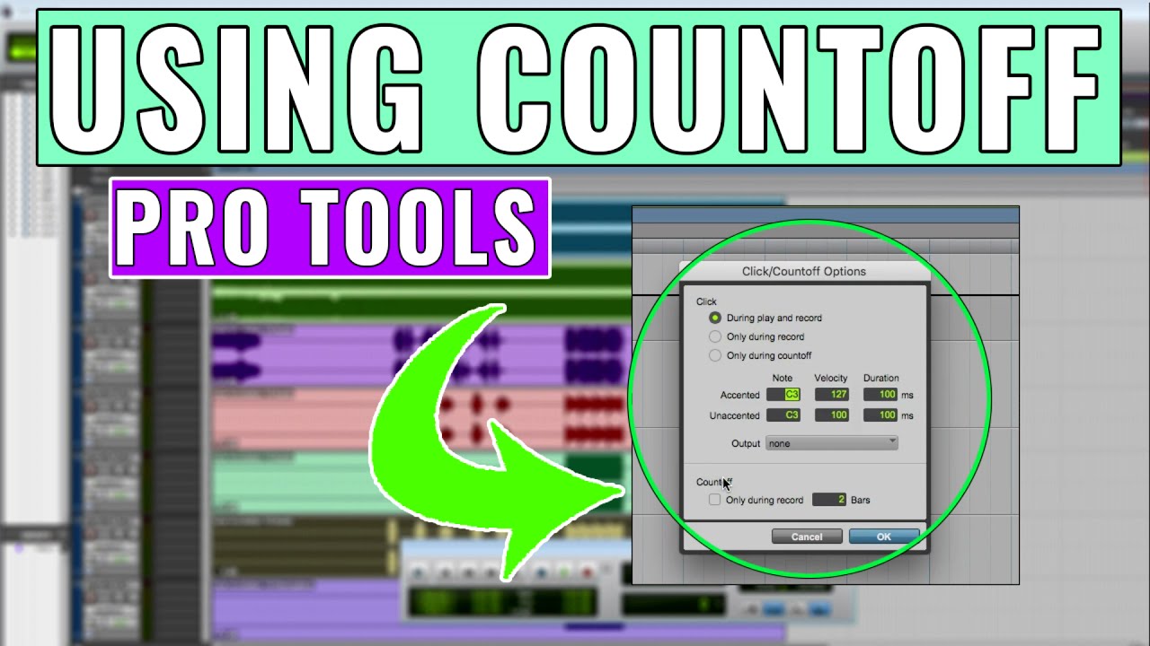 Using Countoff in Pro Tools -- OBEDIA.com Pro Tools Training and Tech ...
