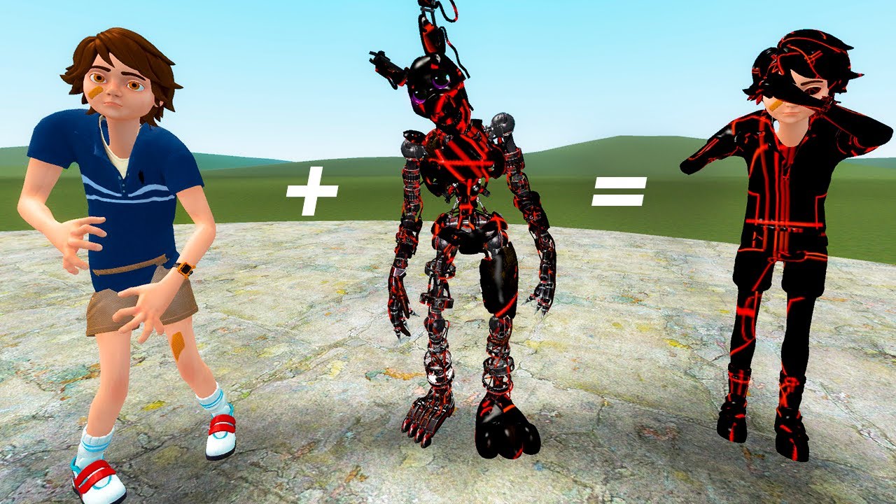 TURNING NIGHTMARE GREGORY VS ALL GLAMROCK ANIMATRONICS In Garry's Mod ...