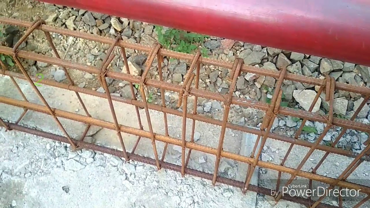 PLINTH BEAM//MAIN BAR, STIRRUP, LAPPING JOINT//Beam reinforcement ...