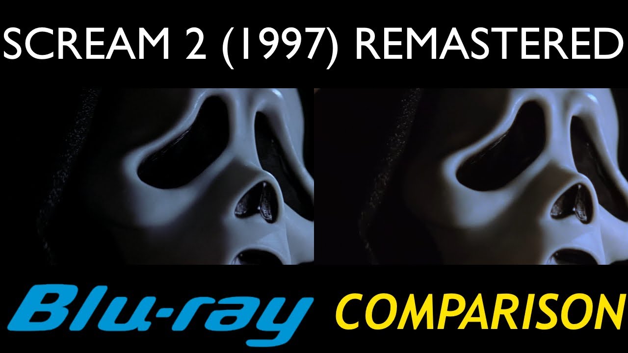 Scream 2 (1997) 4K Remaster | Comparison vs Blu ray - YouTube