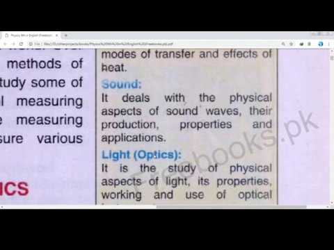 Class 9th Physics Chapter 1 Branches of Physics | Part 1 - YouTube
