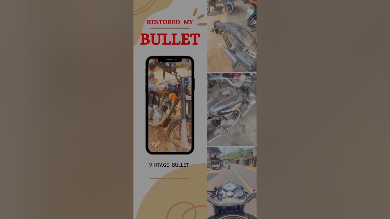 RESTORED MY BULLET #bullet #vintagebullet #vintagebike #oldbulletbike #mybullet #bullet # ...