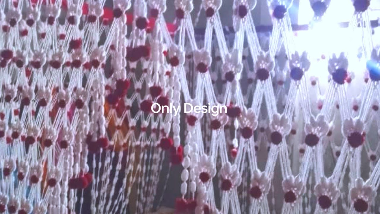 Chandni design|home decoration|pardehal|jhlar ka design|suhaag lari ...