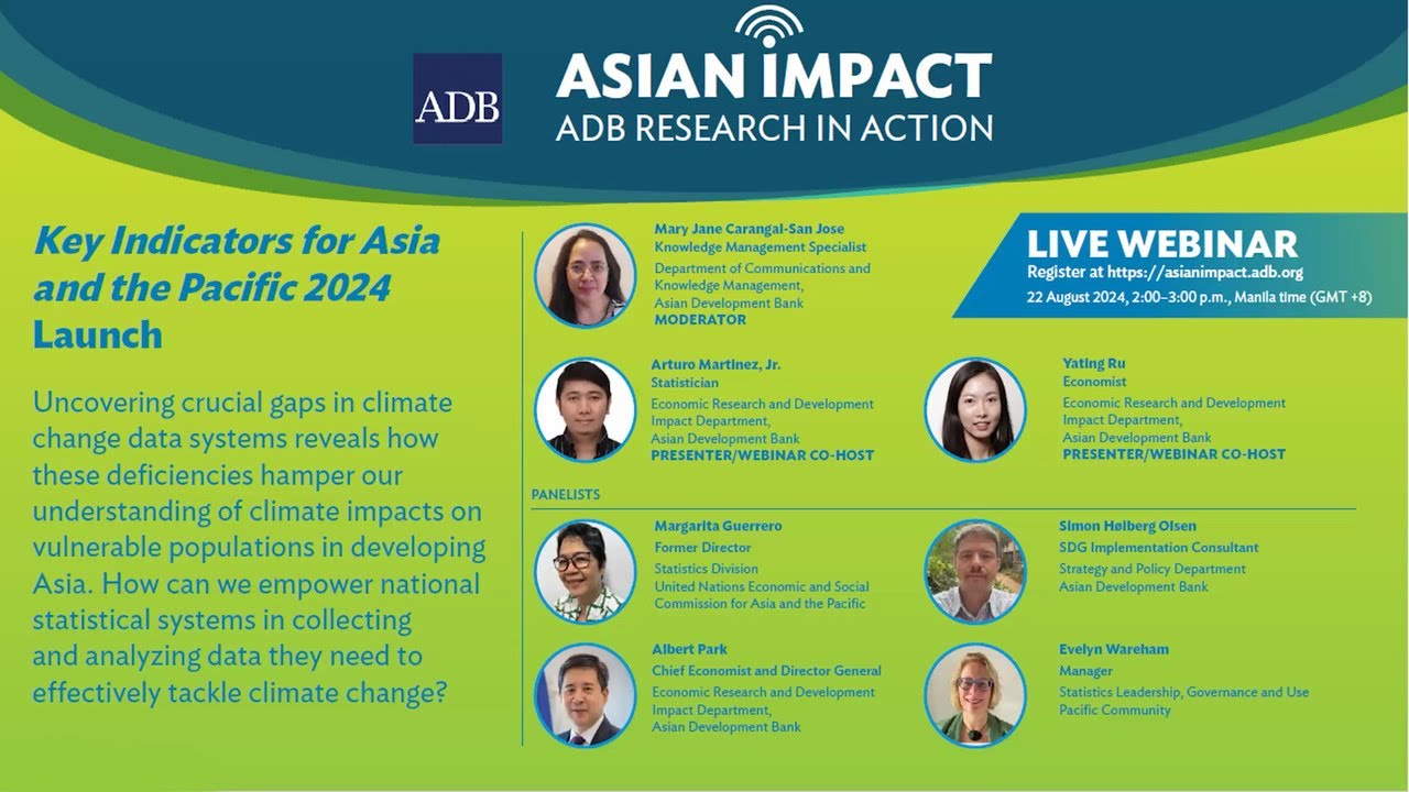 Asian Impact Webinar 79: Key Indicators for Asia and the Pacific 2024 ...
