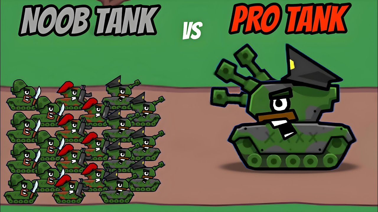 NOOB TANK vs PRO TANK WHO IS MORE POWERFUL AMONG THESE - Age of Tanks ...