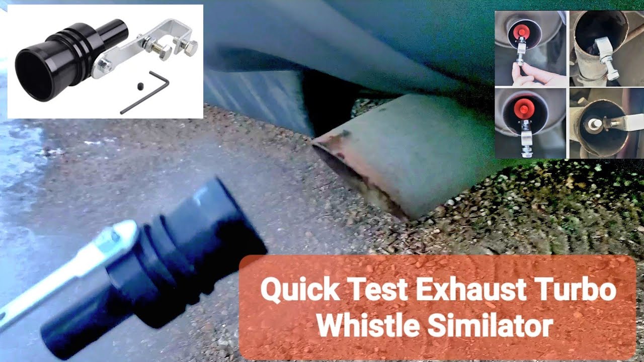 Quick Test Universal Turbo Sound Simulator Whistle Car Exhaust Pipe ...
