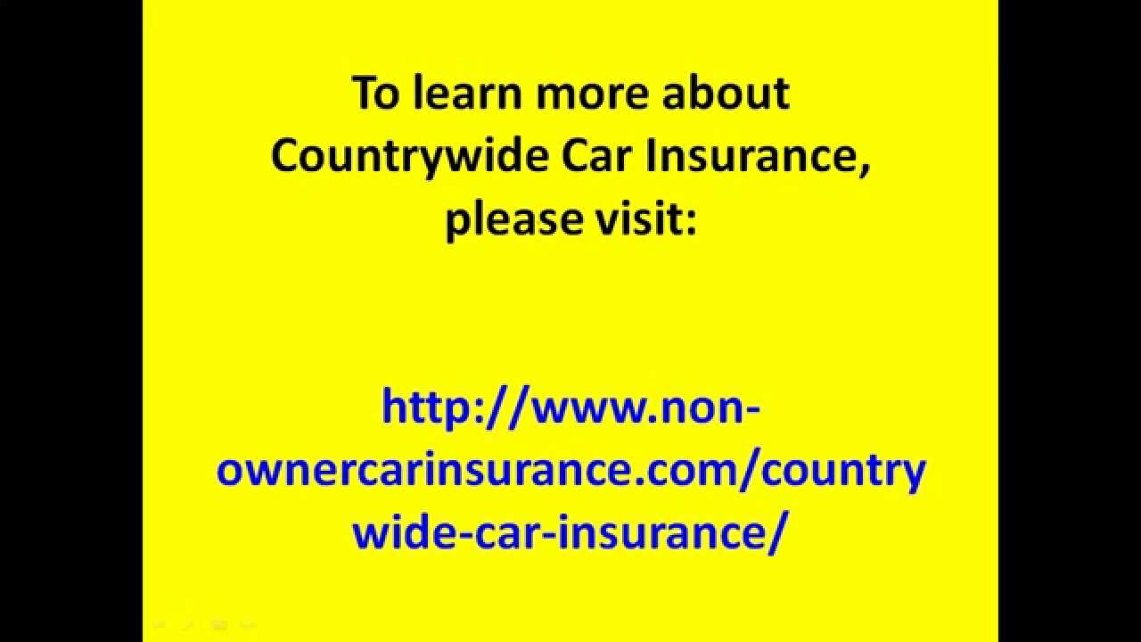 Countrywide Car Insurance Is a Sense of Loyalty - Countrywide Car ...