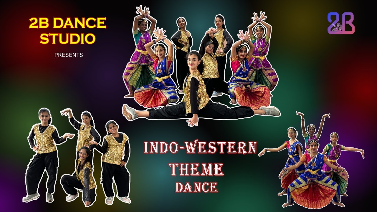 Indo-Western Theme// 2B Dance Studio// Jugalbandi Dance//Hip-Hop & Bharatanatyam Dance//🕺🏽💃🏻 ...