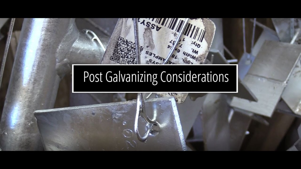 Hot-Dip Galvanized Steel Coating Appearance: Post Galvanizing - YouTube