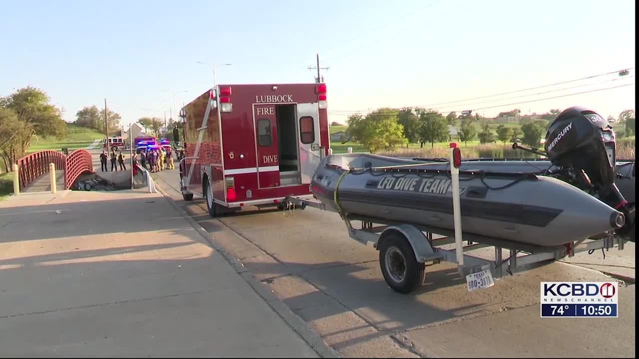 Driver crashes into Dunbar Lake - YouTube