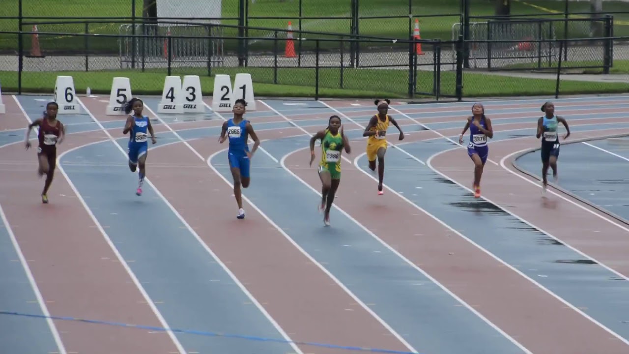 Skyler Franklin 11 year old 200m Semi Final Miami NW Track & Field ...