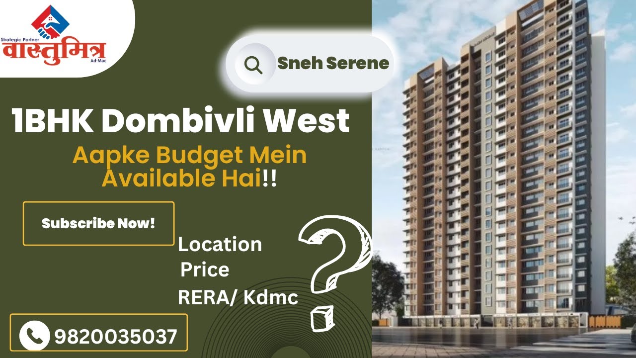 Aapka Budget Home Available Hai Dombivli West Mein || Your Dream Home ...